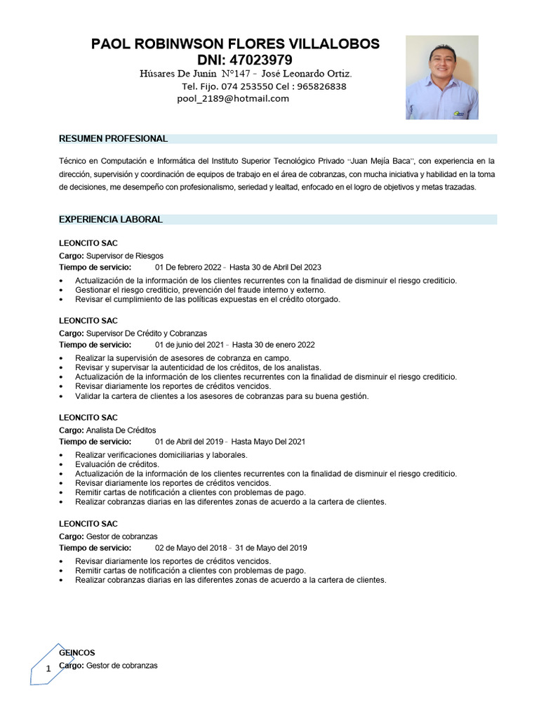 Original CV | PDF | Informática
