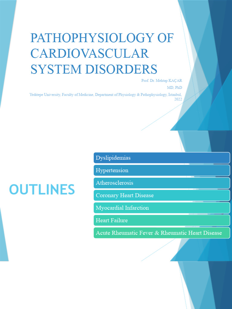 PHAR 233 - Pathophysiology of CVS Disorders | PDF | Hypertension | Atherosclerosis