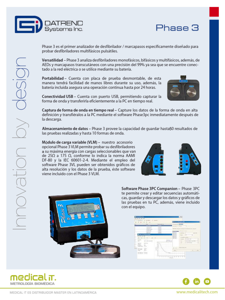 Ficha Tecnica Phase 3 | PDF | Electrocardiografia | Cardiología