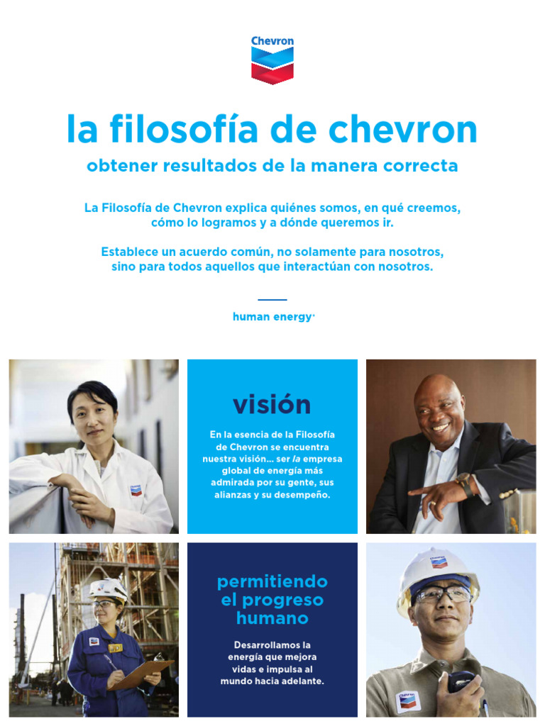 Filosofía y Valores de Chevron | PDF | Marketing | Business