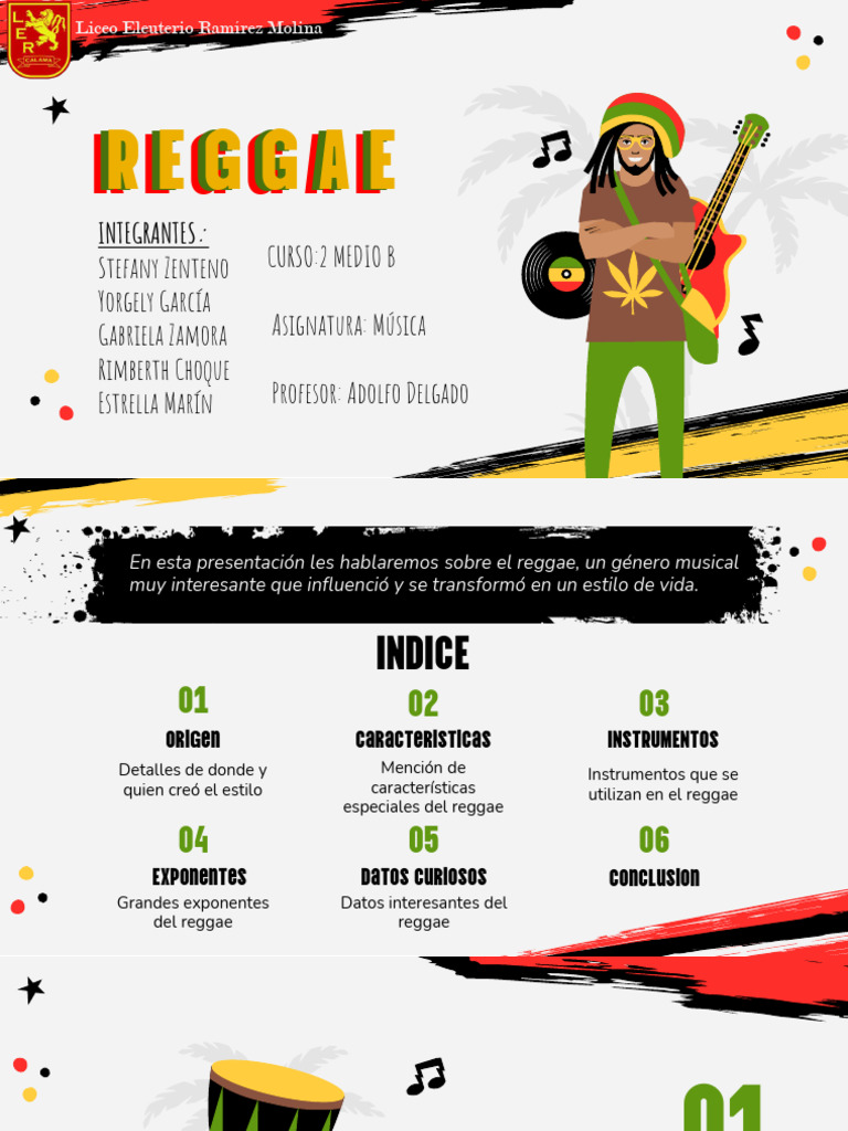Musica Reggae. | PDF | Reggae | Subgéneros musicales