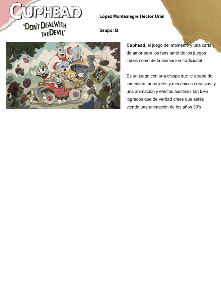 Analisis Cuphead | PDF