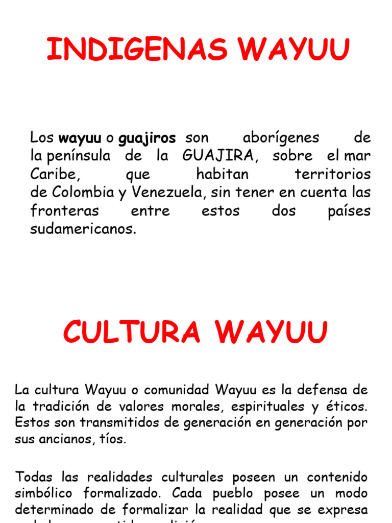 Wayuu | PDF