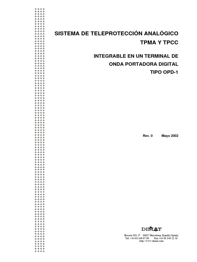 Tpma TPCC - Opd 1 - R0 C | PDF | Módem | Procesador de señal digital Tpma TPCC - Opd 1 - R0 C | PDF | Módem | Procesador de señal digital