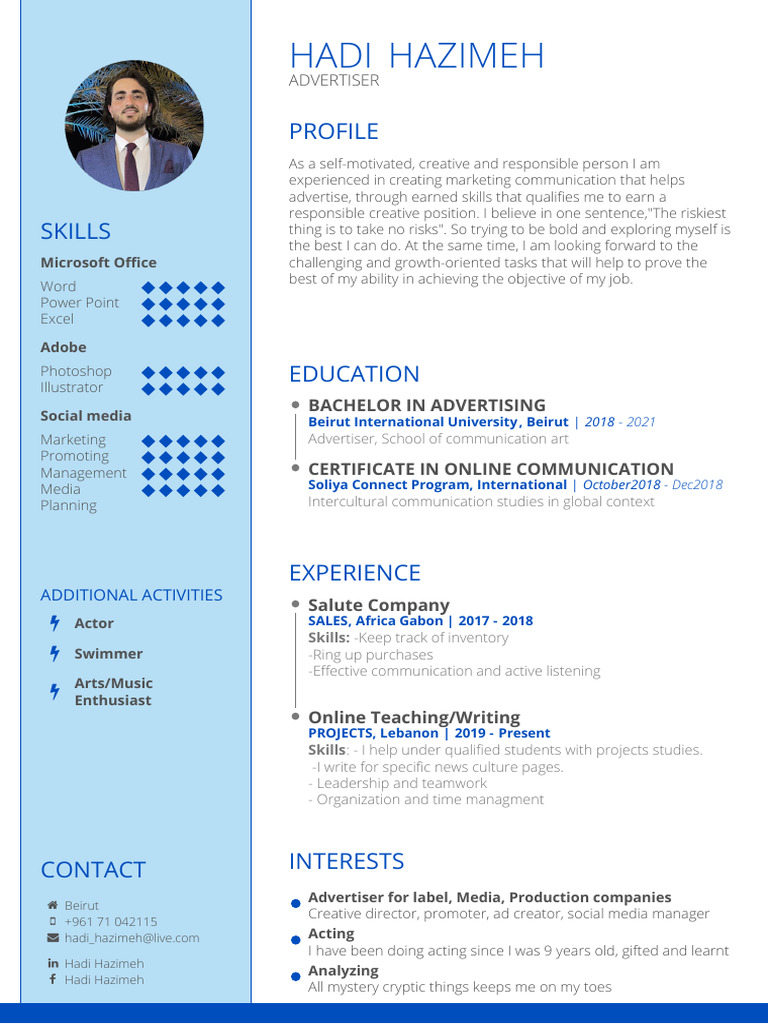 My CV 3 | PDF | Human Communication | Communication