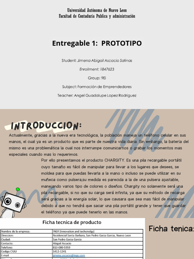 Entregable 1. Producto Minimo Viable | PDF | Marketing | Teléfonos móviles