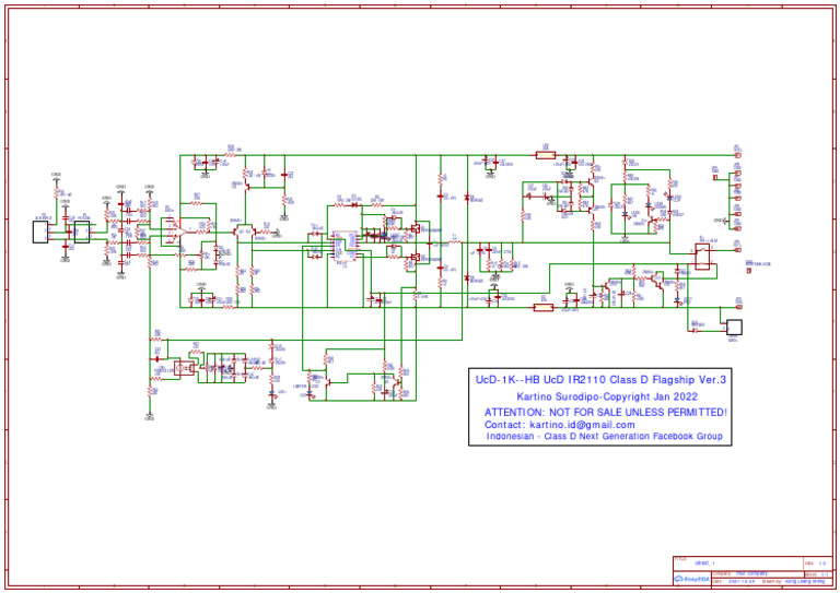Schematic - UCD IR2110 - 2022-02-09 | PDF