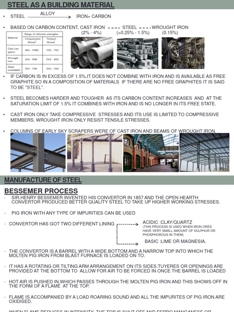 6 Steel As A Building Material | Download Free PDF | Beam (Structure ...