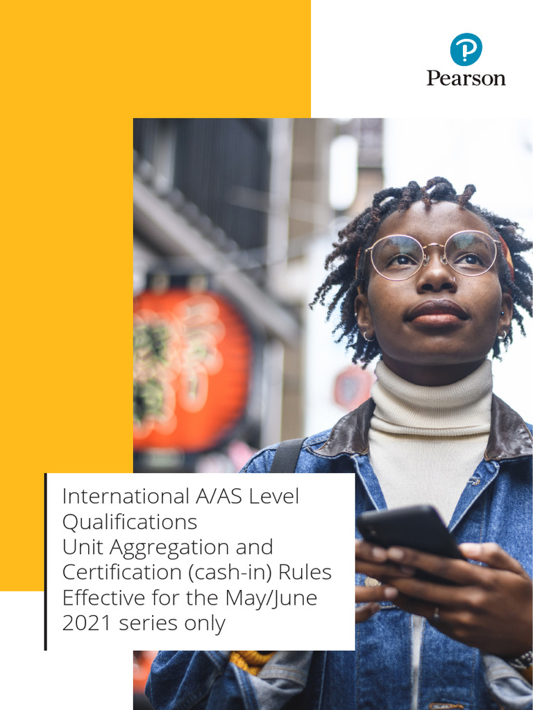 unit-aggregation-and-certification-cash-in-rules | PDF | Gce Advanced ...