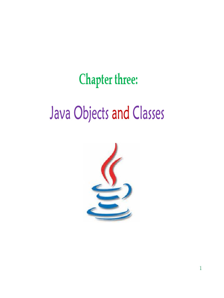 Oop Chapter 3 Pdf Method Computer Programming Programming 4843