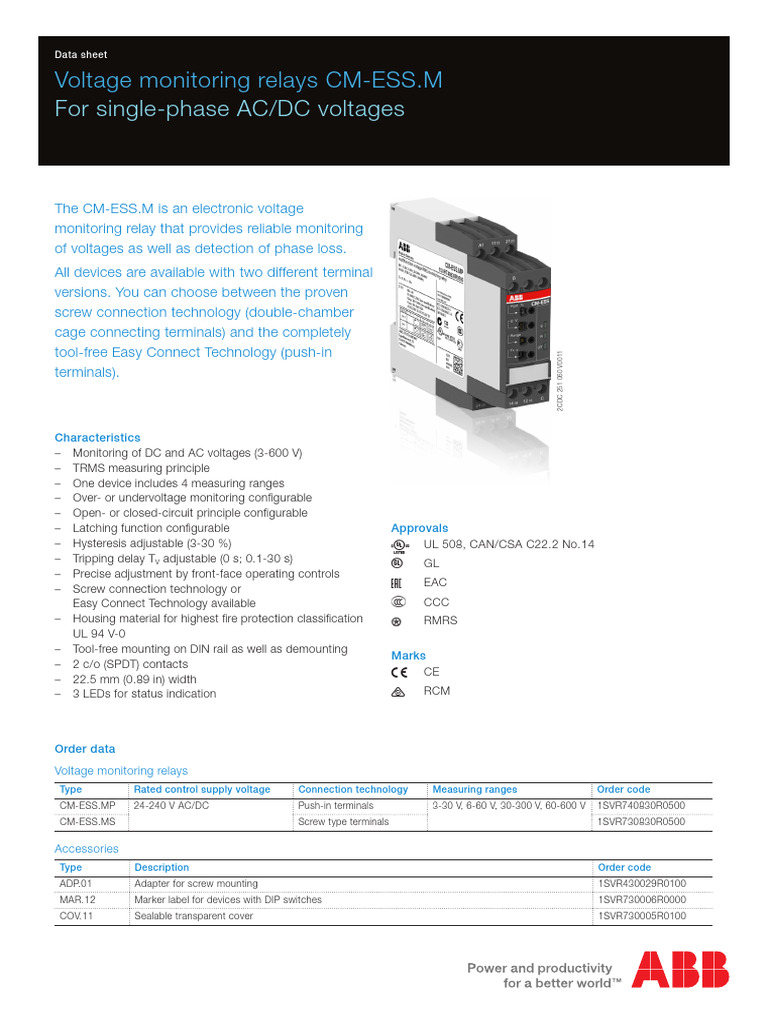 59N Abb | PDF | Relay | Switch
