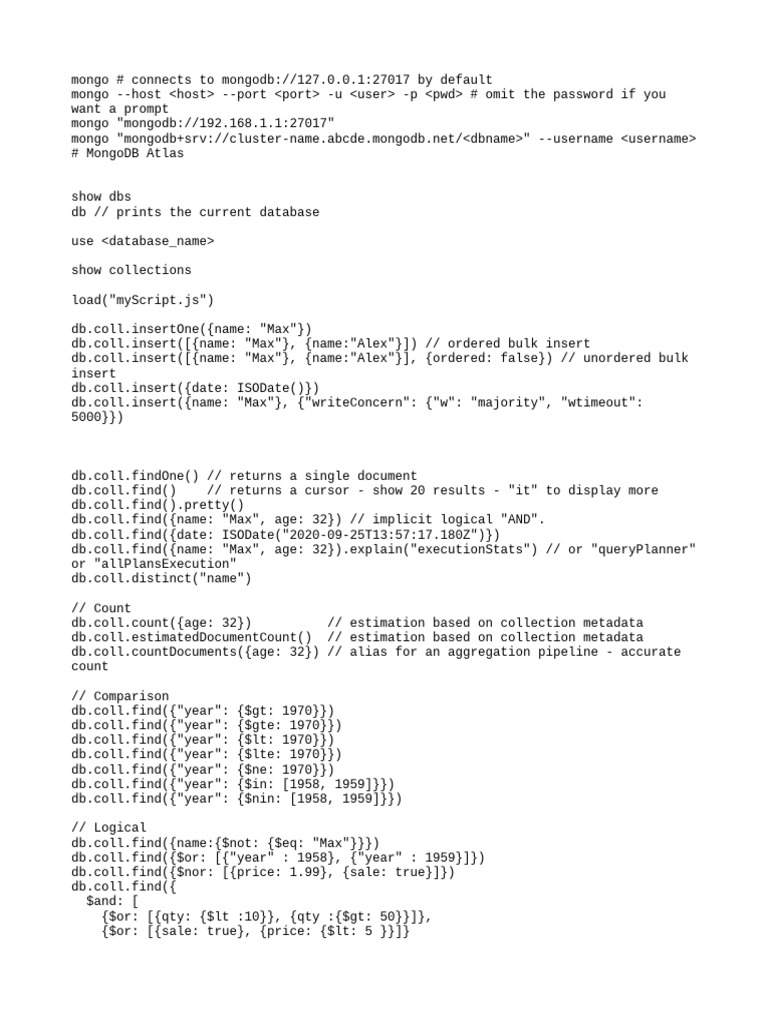 Cheat Sheet | PDF | Data | Software