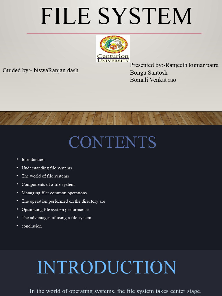File System Pdf File System Computer File