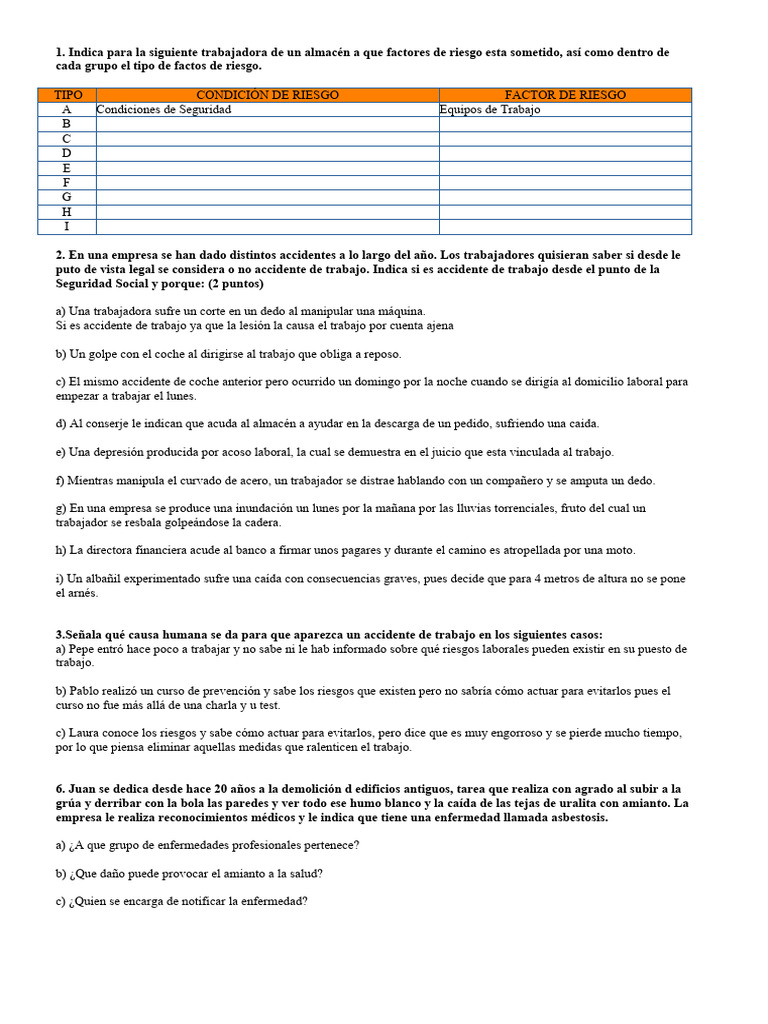 Ejercicios UT1 | PDF | Amianto