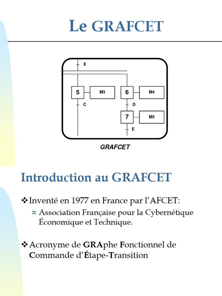 Introduction au GRAFCET et ses niveaux | PDF | Science des systèmes