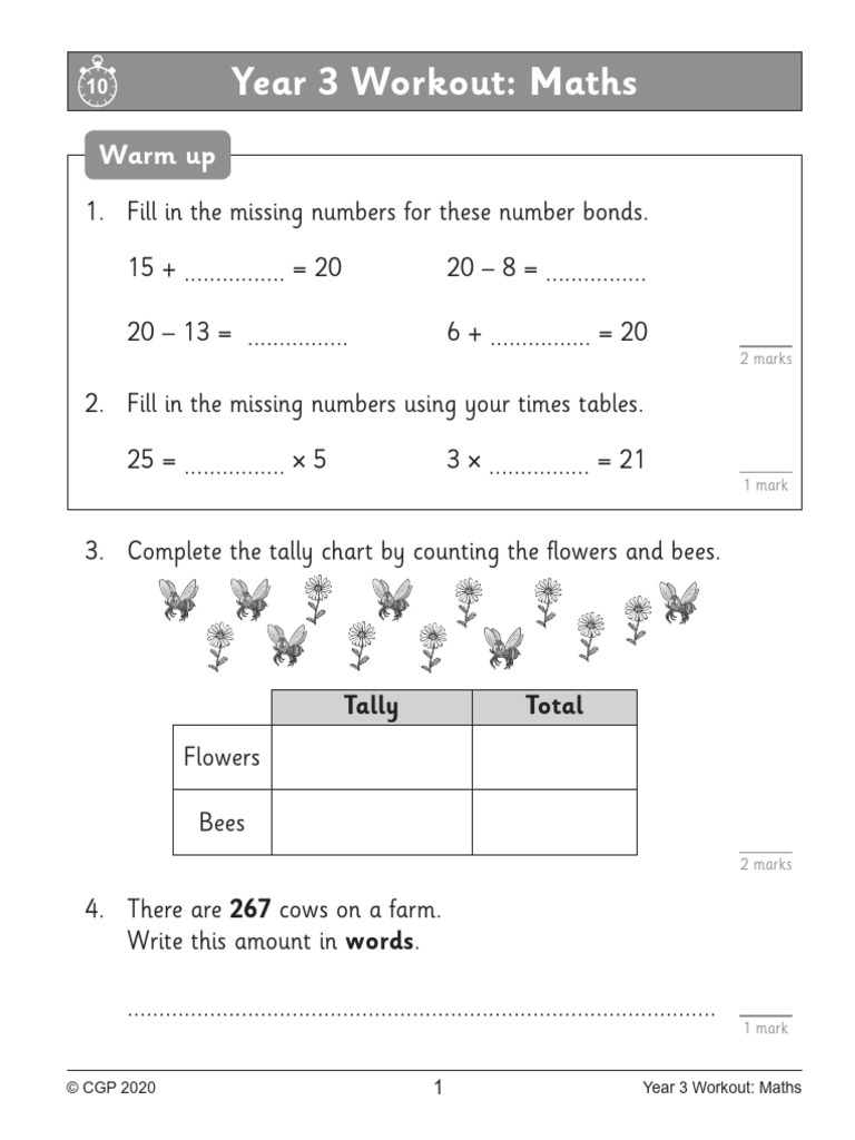 CGP Year 3 Maths Workout | PDF | Geometry | Euclidean Plane Geometry