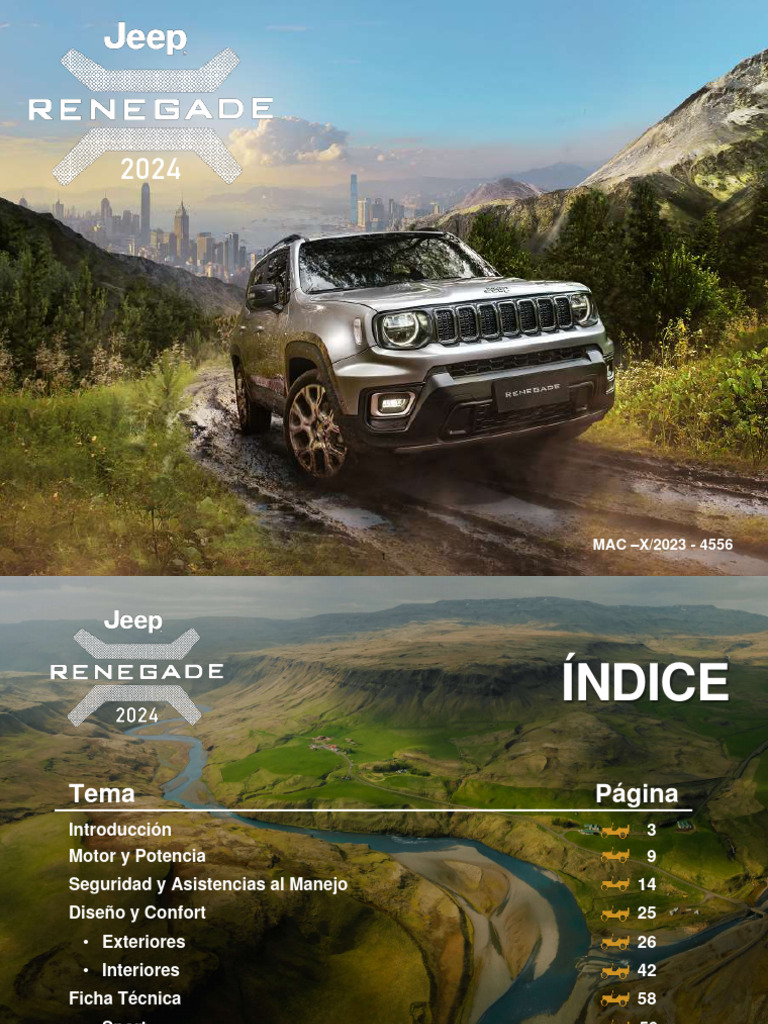Presentamos Jeep Renegade 24MY+Sport | PDF | Sistema de freno antibloqueo | Airbag