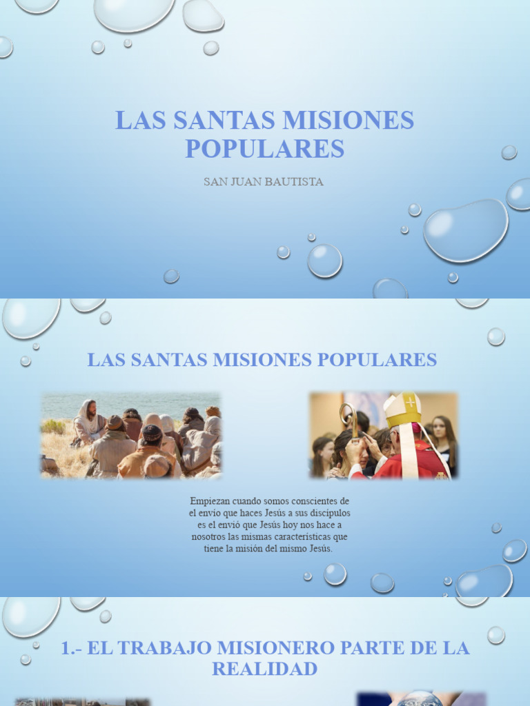 Las Santas Misiones Populares | PDF