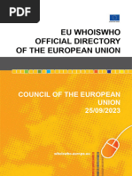 DG MOVE Organigram Overview | PDF | Politics Of The European Union ...