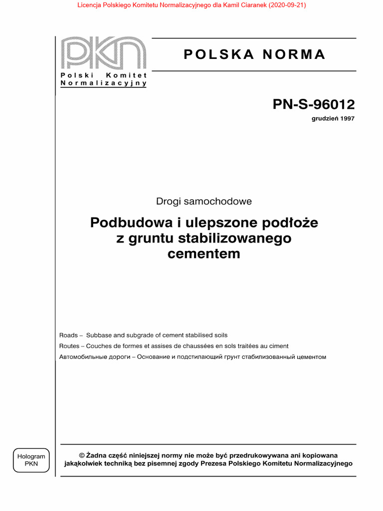 PN S 96012 - 1997P | PDF