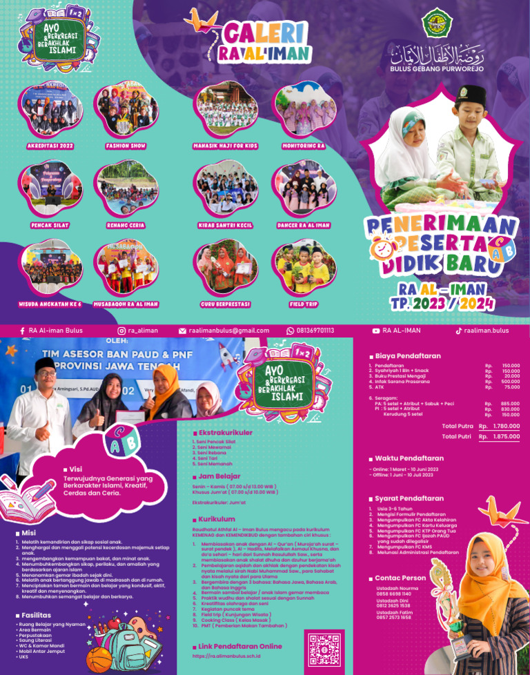 Brosur PPDB Ra Al-Iman | PDF