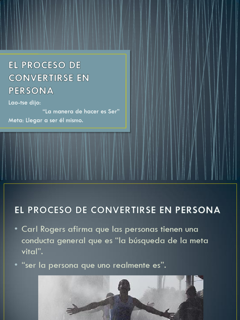 El Proceso de Convertirse en Persona | PDF | Experiencia | Amor