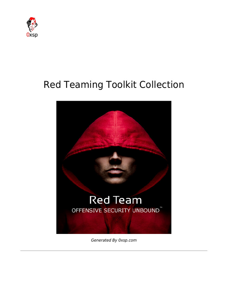 Red Teaming Toolkit Overview | PDF | Phishing | Penetration Test
