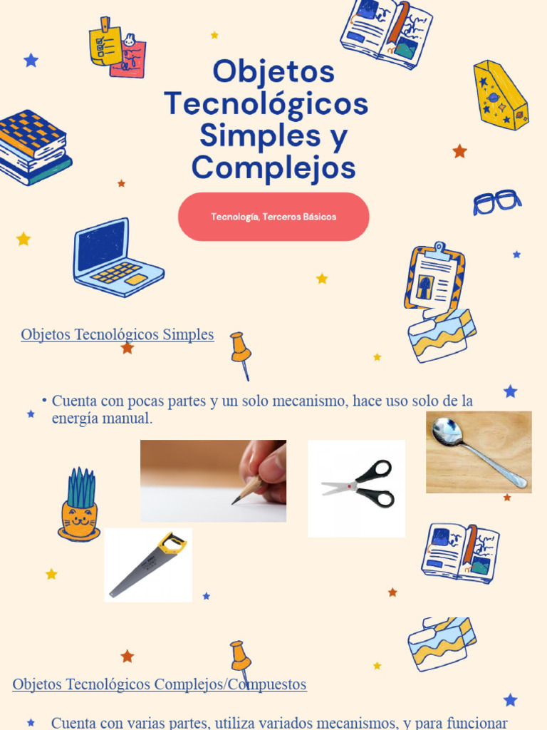 Objetos Tecnológicos Simples y Complejos | PDF