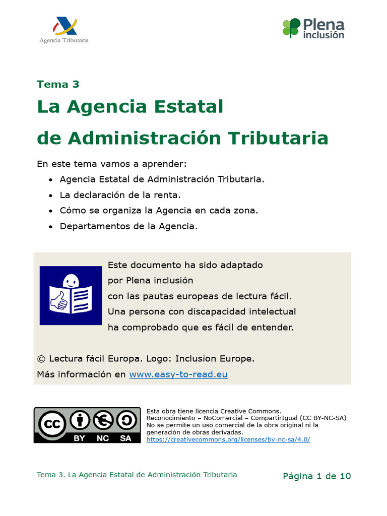 Tema 3. La Agencia Estatal de Administracion Tributaria | PDF | Impuestos | Finanzas del gobierno
