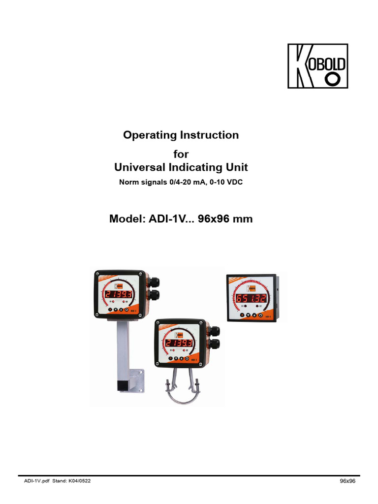 Manual de Koboll | PDF | Parameter (Computer Programming) | Menu (Computing)