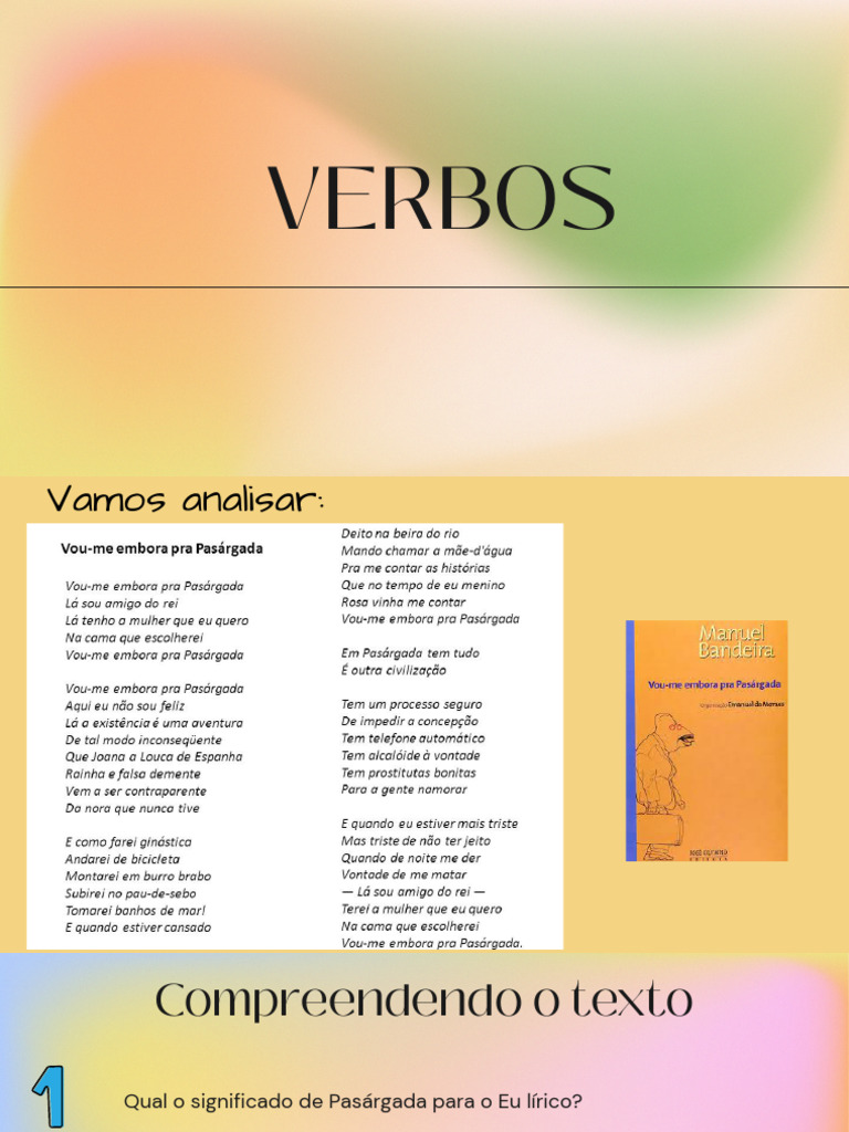 Verbos Pdf Gramática Morfologia Linguística