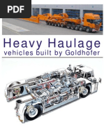 Goldhofer THP/SL Heavy-Duty Modules | PDF | Axle | Steering