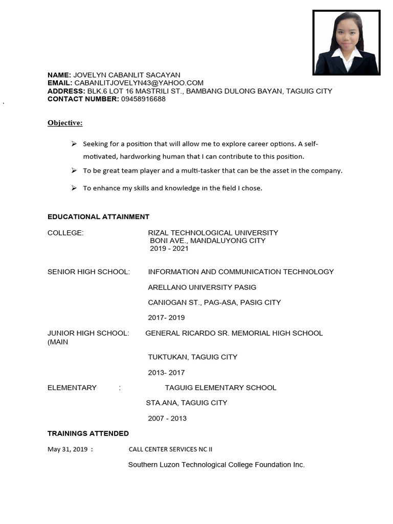 Resume Updated | PDF | Cognitive Science | Behavior Modification