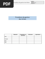Processus Achat | PDF | Système de management de la qualité | Gestion ...