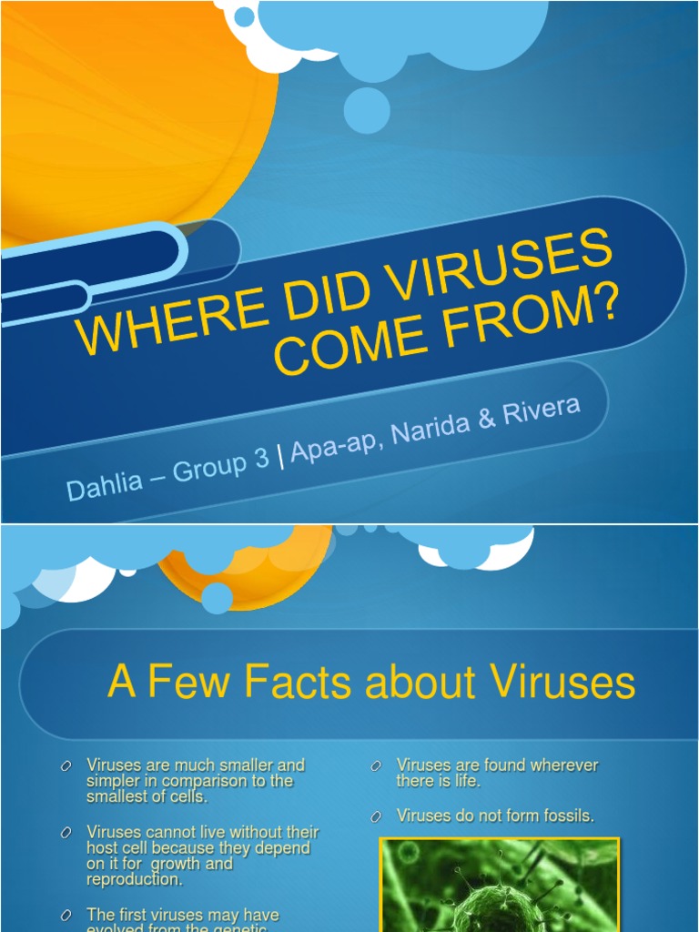 Biology 1 - The Origin of Viruses | PDF | Virus | Gene