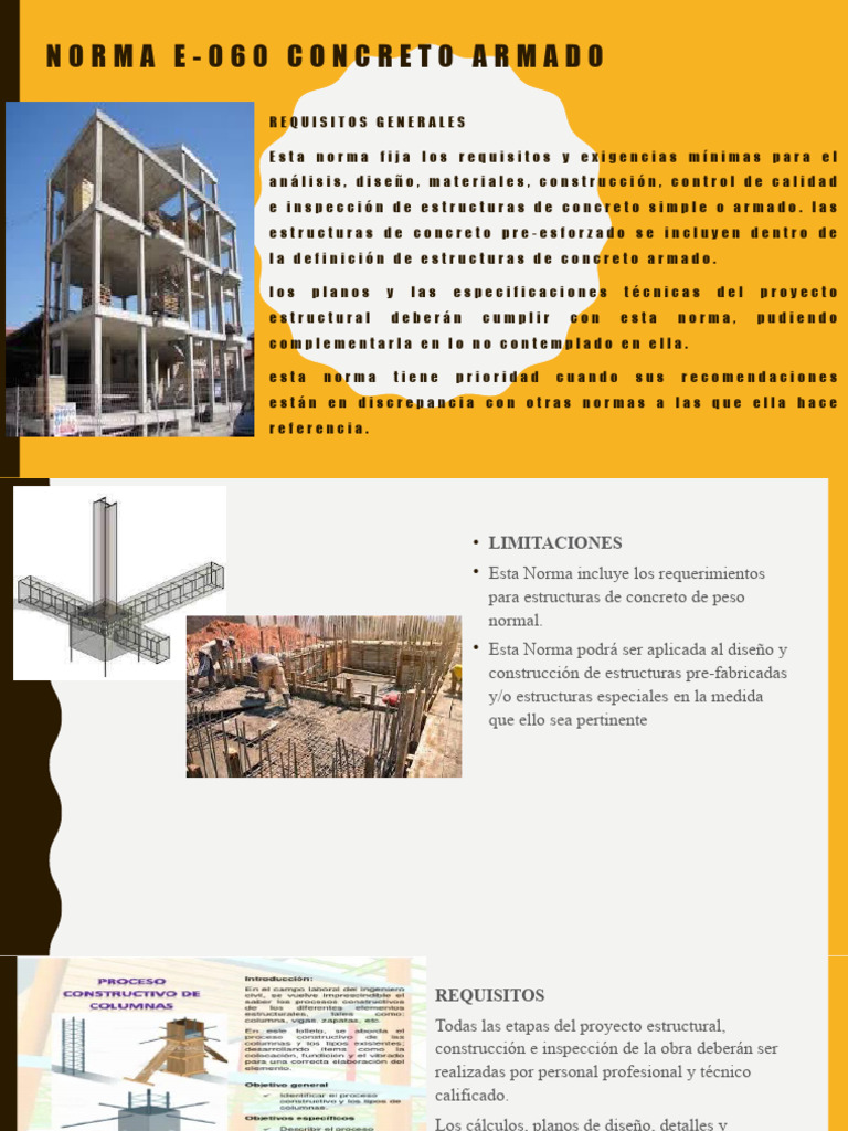 Norma E-060 Concreto Armado | PDF | Hormigón | Diseño