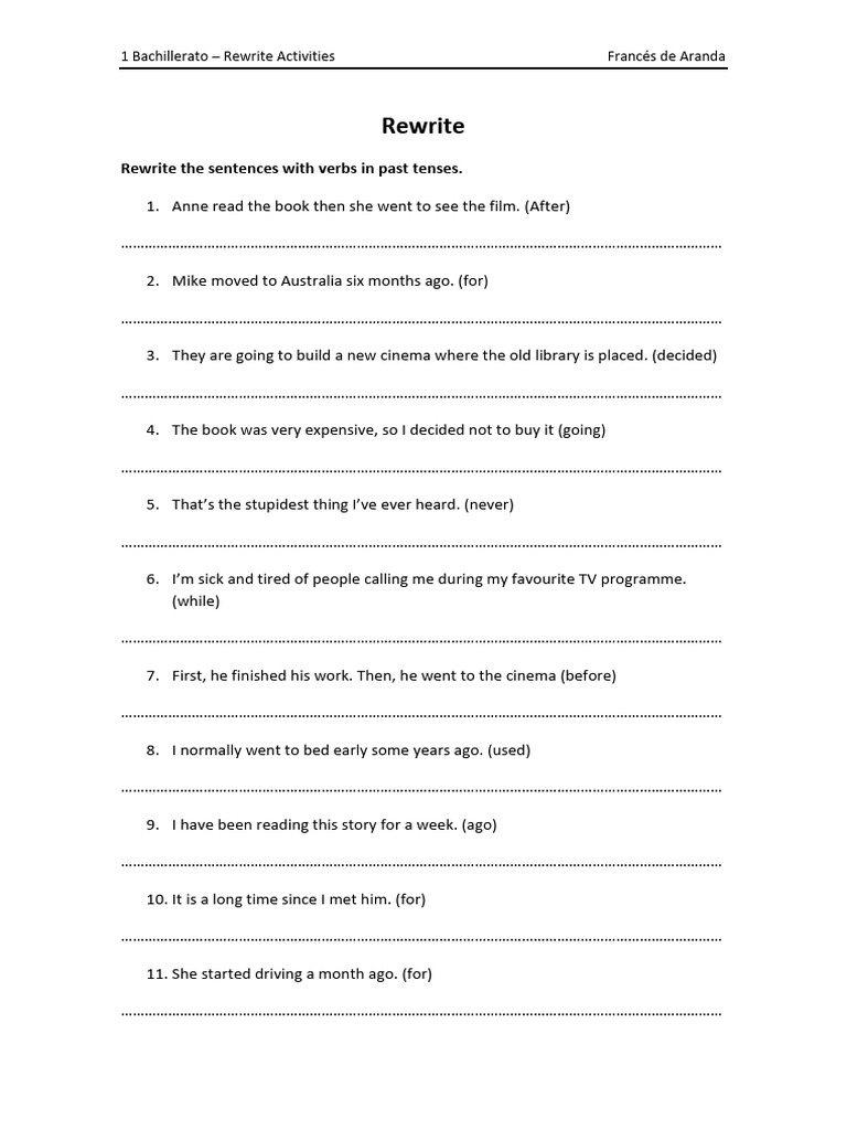 Rewrite U1,2 | PDF | Languages | Foreign Language Studies