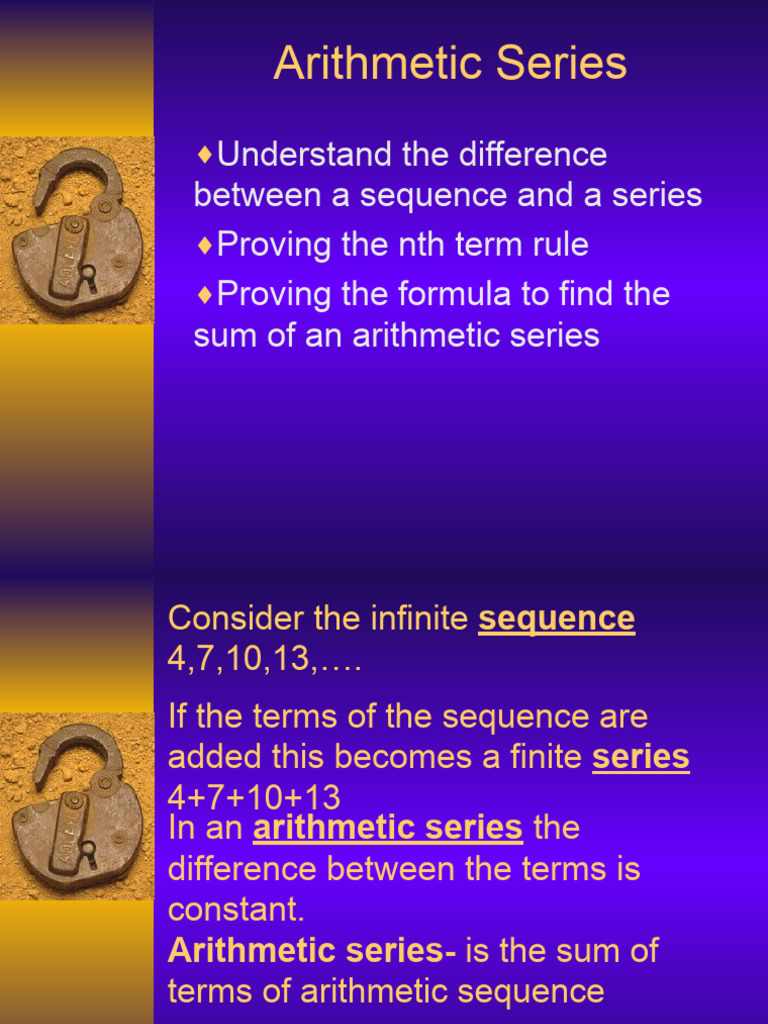 arithmetic-series-pdf-mathematics-mathematical-analysis