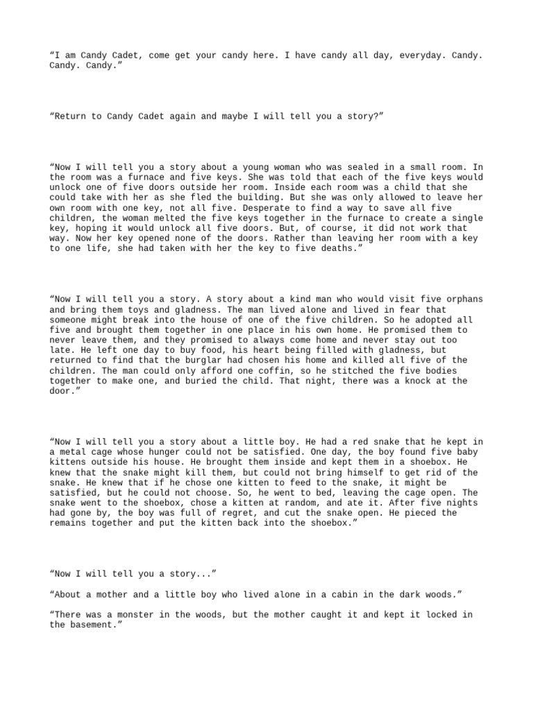 Candy Cadet Lines | Download Free PDF | Candy
