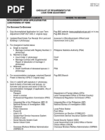 HDMF List of Requirements | PDF | Signature | Birth Certificate