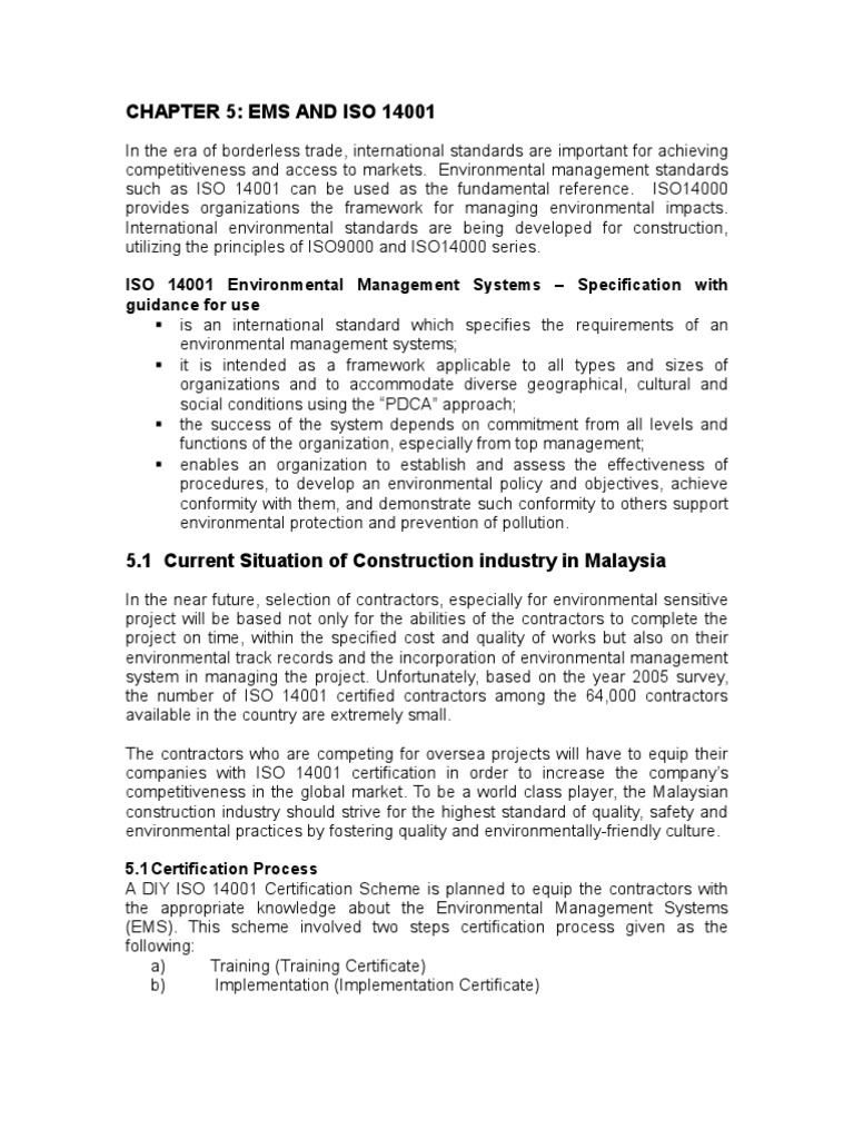 CEMS-Chapter 5 | PDF