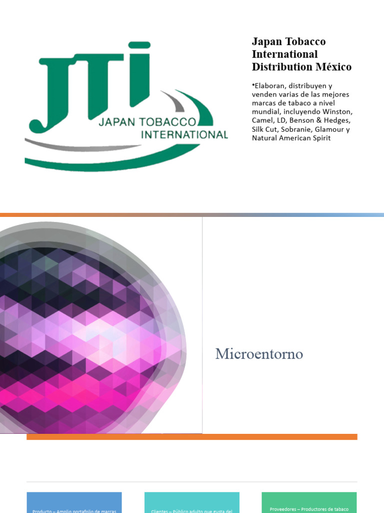 Japan Tobacco International Distribution México | PDF | Consumo (economía) | Marketing