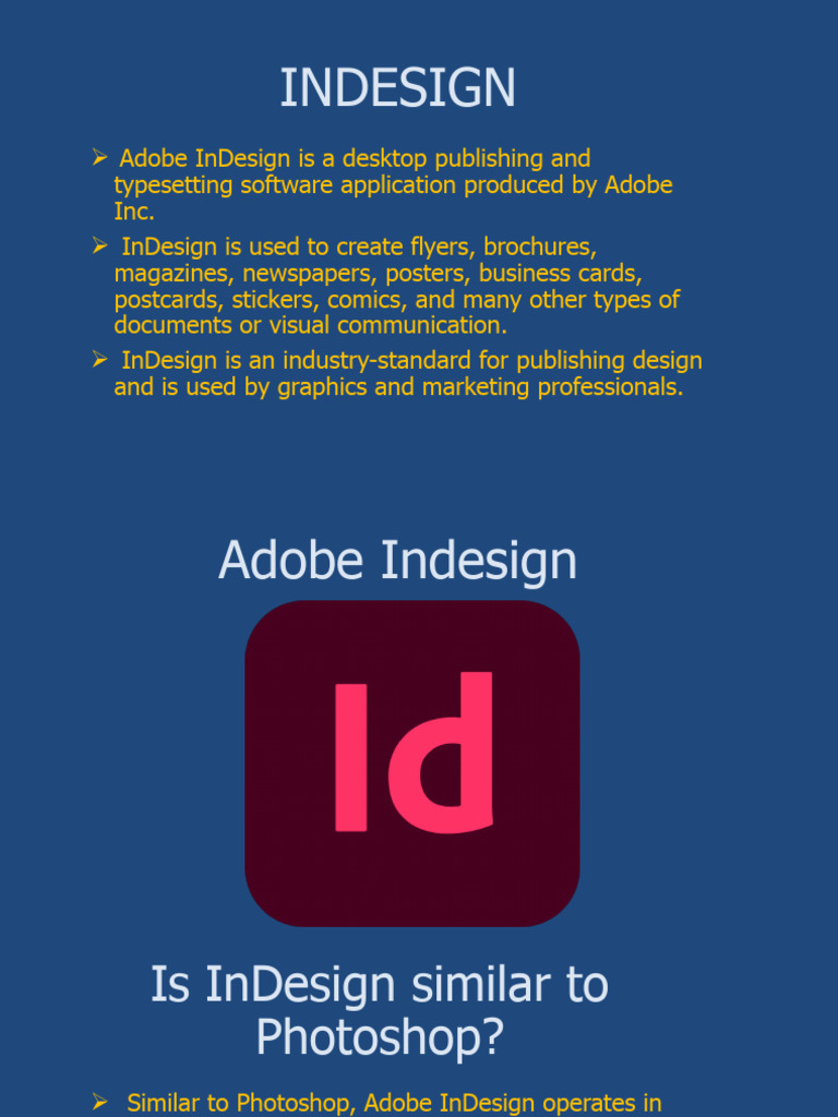 Introduction To Indesign | PDF