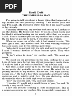 The Umbrella Man by Roald Dahl | PDF
