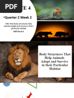 Science3 - Q2 - Mod4 - Classifying Animals According To Body Parts and ...