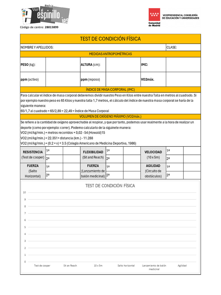 Pruebas Fã Sicas | PDF