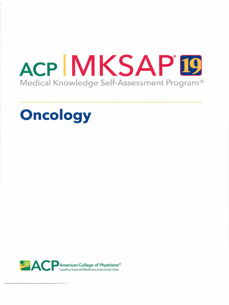 American College of Physicians - MKSAP 19 - Medical Knowledge Self ...