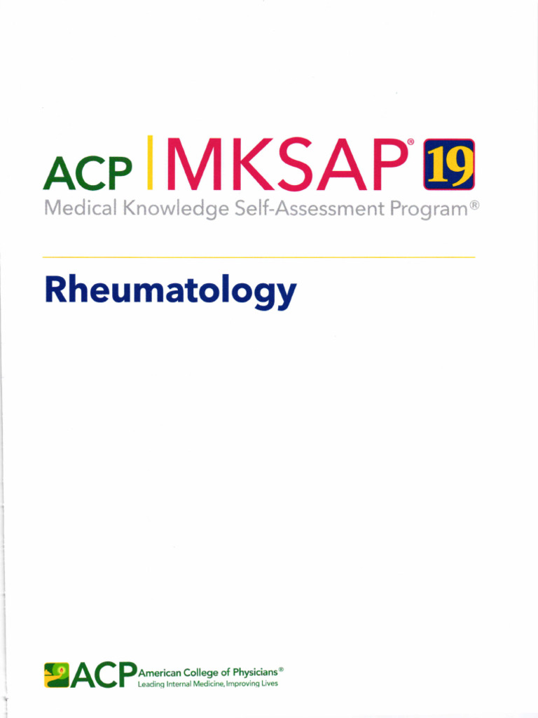 American College of Physicians - MKSAP 19 - Medical Knowledge Self ...