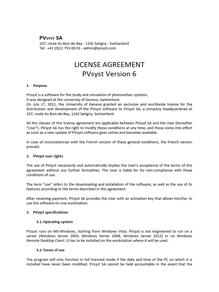 PVsyst | PDF | Microsoft Windows | Computer Science