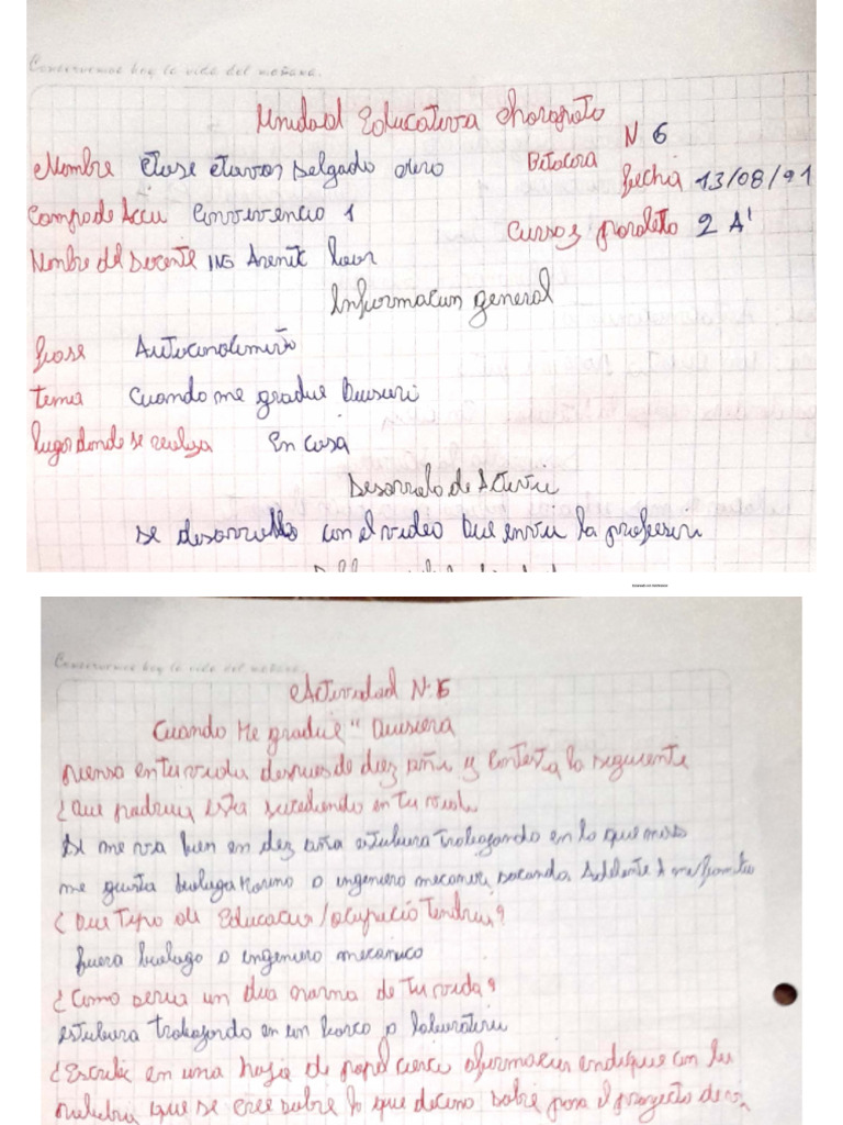 Bitácora N°6 | PDF